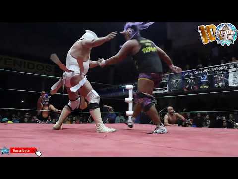 Negro Navarro y los Trauma I y II vs Nitro, Espartaco y Silver Cat en la Arena APN