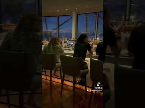 Dinner in the sky Dallas at Crown Block! One of my favorite Dallas food spots. #dallas #dallasfood