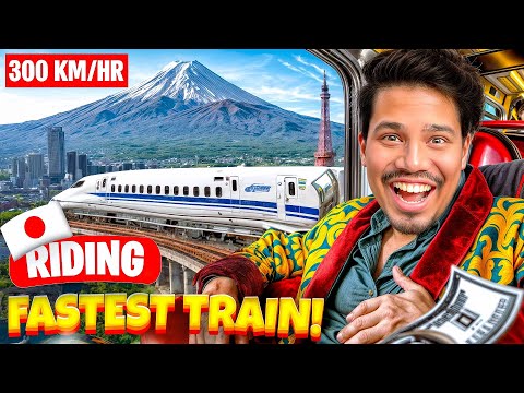 I TRIED THE FASTEST TRAIN IN JAPAN !! π