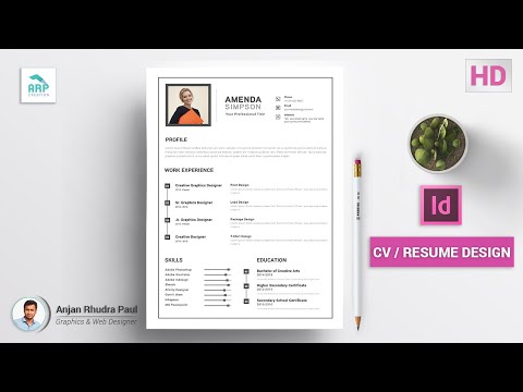Master Indesign: Design A Professional Cv/resume Template With This Tutorial!