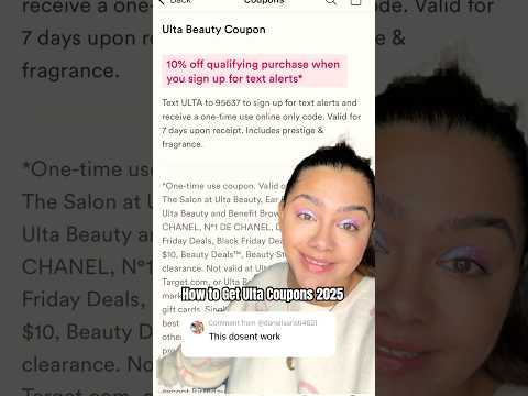 How to Get Ulta Coupons in 2025 #ulta #affordablemakup #drugstoremakeup