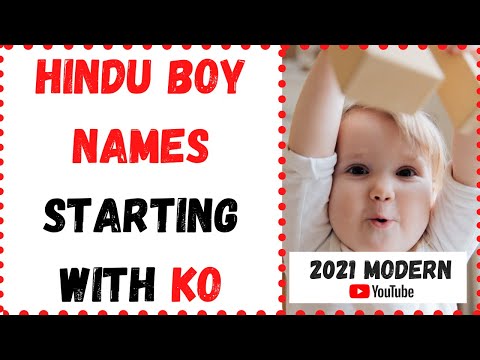 💖 KO letter name list boy | KO letter names for boy Hindu | Hindu baby boy names starting with KO