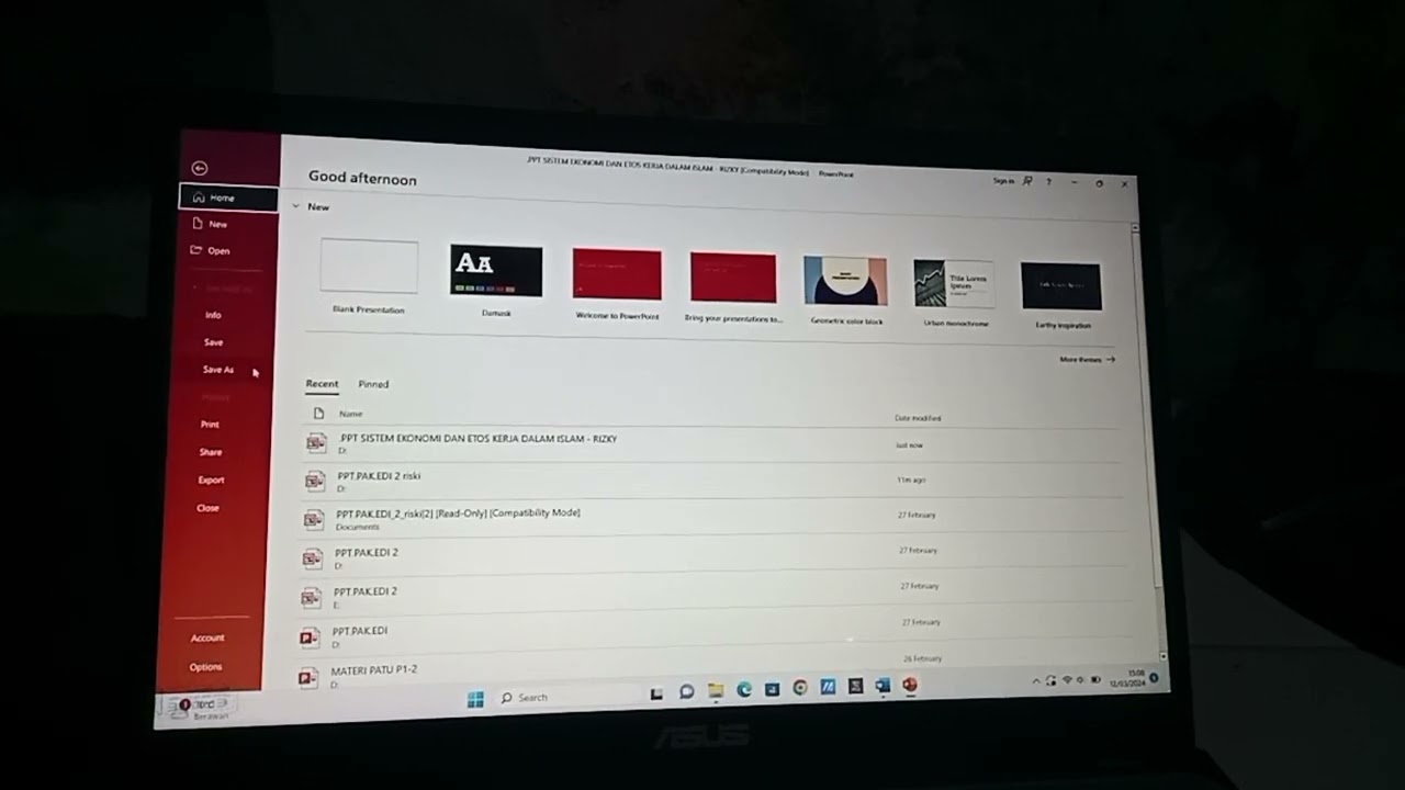 Cara mengubah word ke PDF