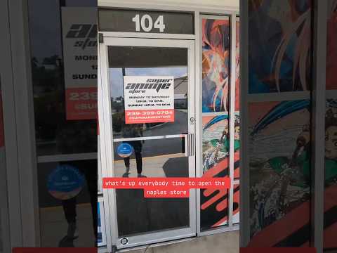 Opening the Naples Store
