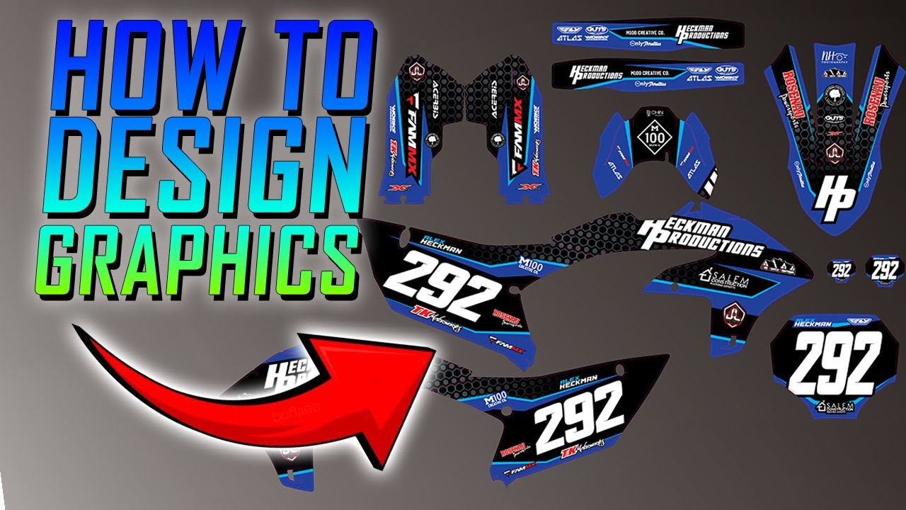 How To Design Motocross Graphics - Tutorial