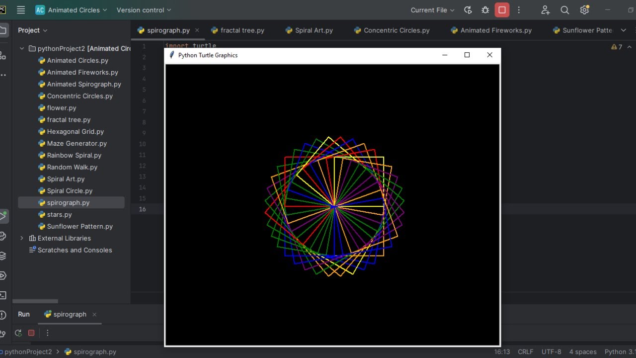 spirograph | Python Turtle Art Projects