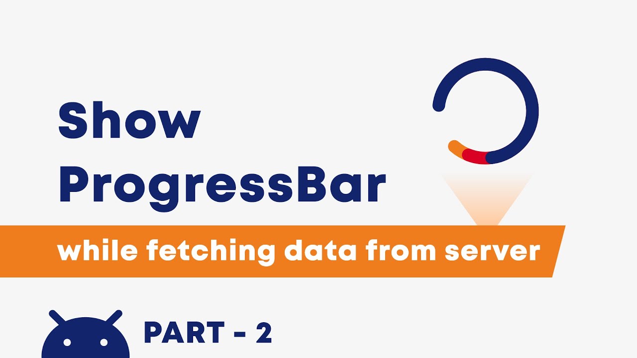 How to show ProgressBar while fetching data from server - Android ExecutorService show ProgressBar