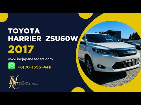 TOYOTA HARRIER SUV ZSU60W | TOYOTA HARRIER SUV REVIEW | INC JAPAN