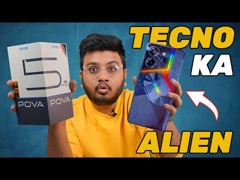 Tecno Pova 5 Pro 5G Unboxing | Alien Looking Phone 🤖