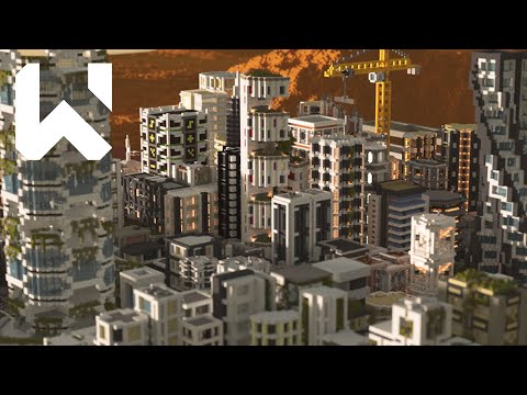 Futuristic City Map Timelapse (1.15.2) Minecraft Map