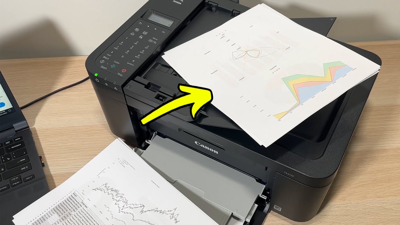 Canon PIXMA TR4720: Scan & Copy Multiple Pages Using the Automatic Document Feeder