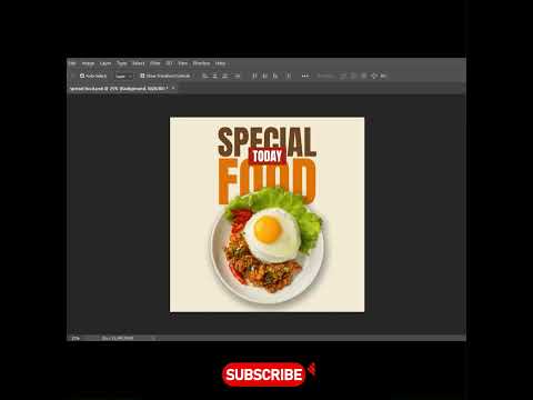 Creative Food Menu Poster Design in Photoshop | Restaurant Menu Template Design