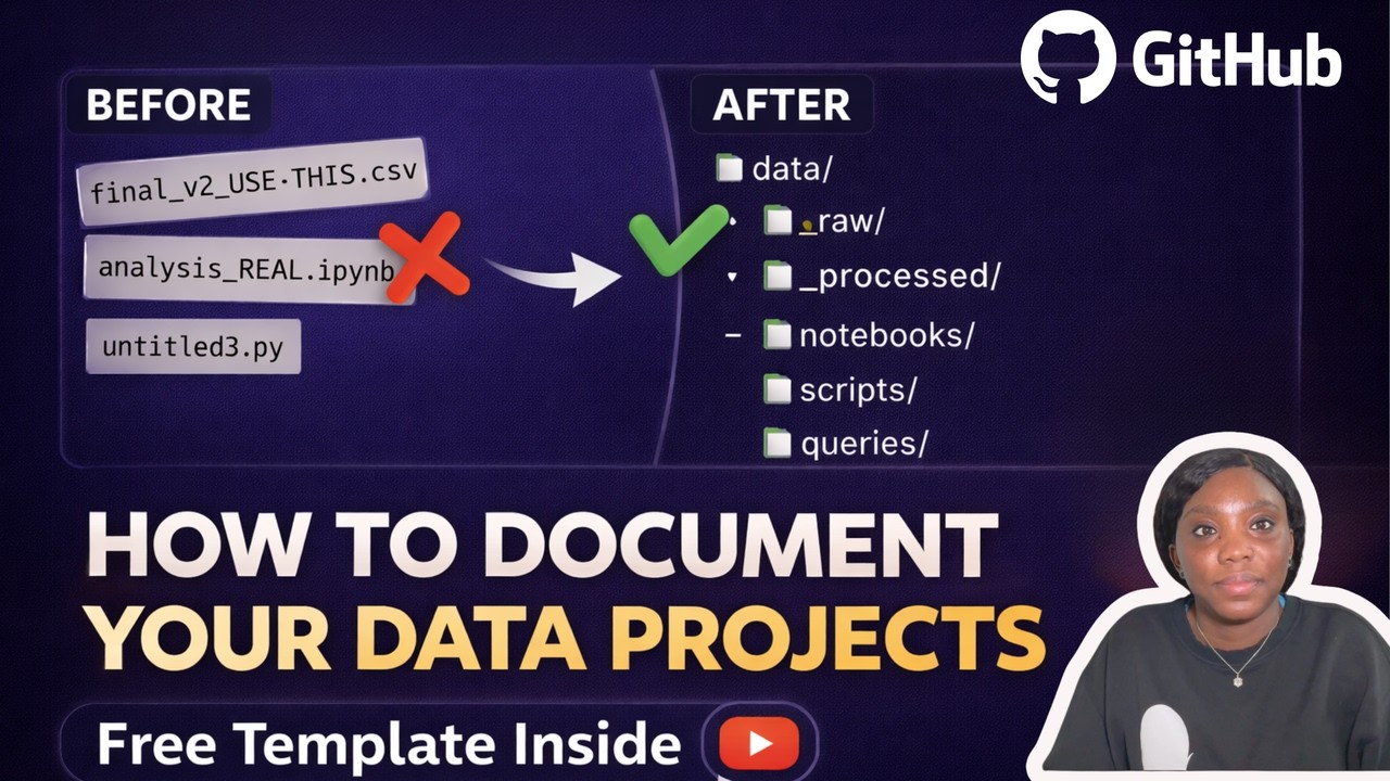 How to Document Your Data Analyst Portfolio Project in Github (Step-by-Step + Free Template)