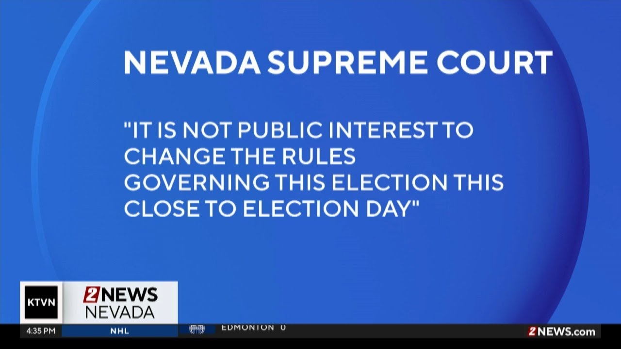 Nevada Supreme Court rules mail-in ballots without postmarks can be counted