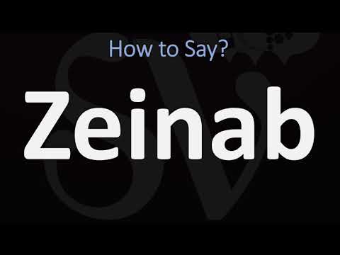 How to Pronounce Zeinab? (CORRECTLY)