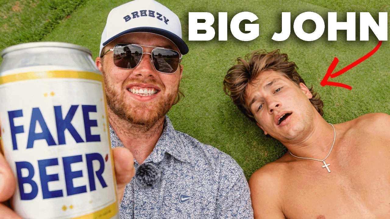 We Pranked Big John on The Golf Course With Fake Beer