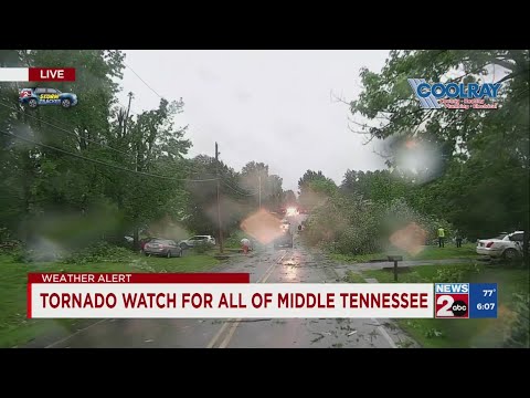Storm damage in Clarksville, TN