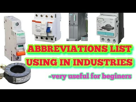 Full form of MCB/MCCB/EOT/MPCB/ACB/RCBO/HMI/VCB using in Industries-part-1//Guide for beginners//