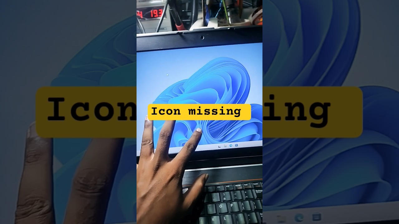 How to Fix Desktop Screen Display Icon Missing Problem in Windows 11#macnitesh#keyboardtricks#2025