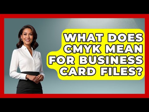 What Does CMYK Mean For Business Card Files? - Graphic Design Nerd