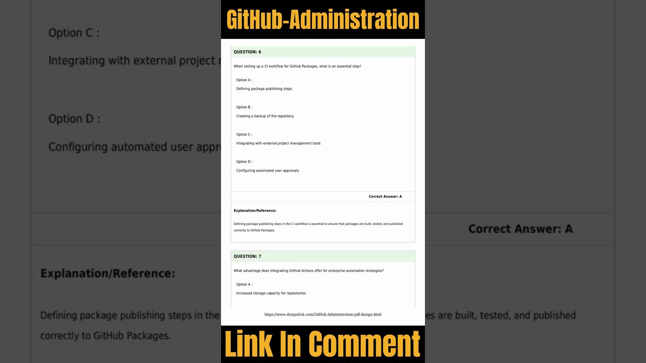 GitHub-Administration Certification Exam | GitHub Administration Certification