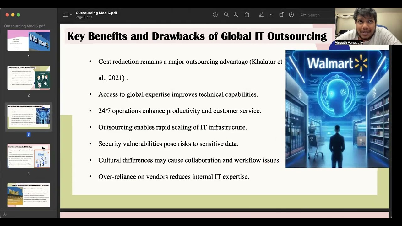 Module 5 - Outsourcing Information systems for management