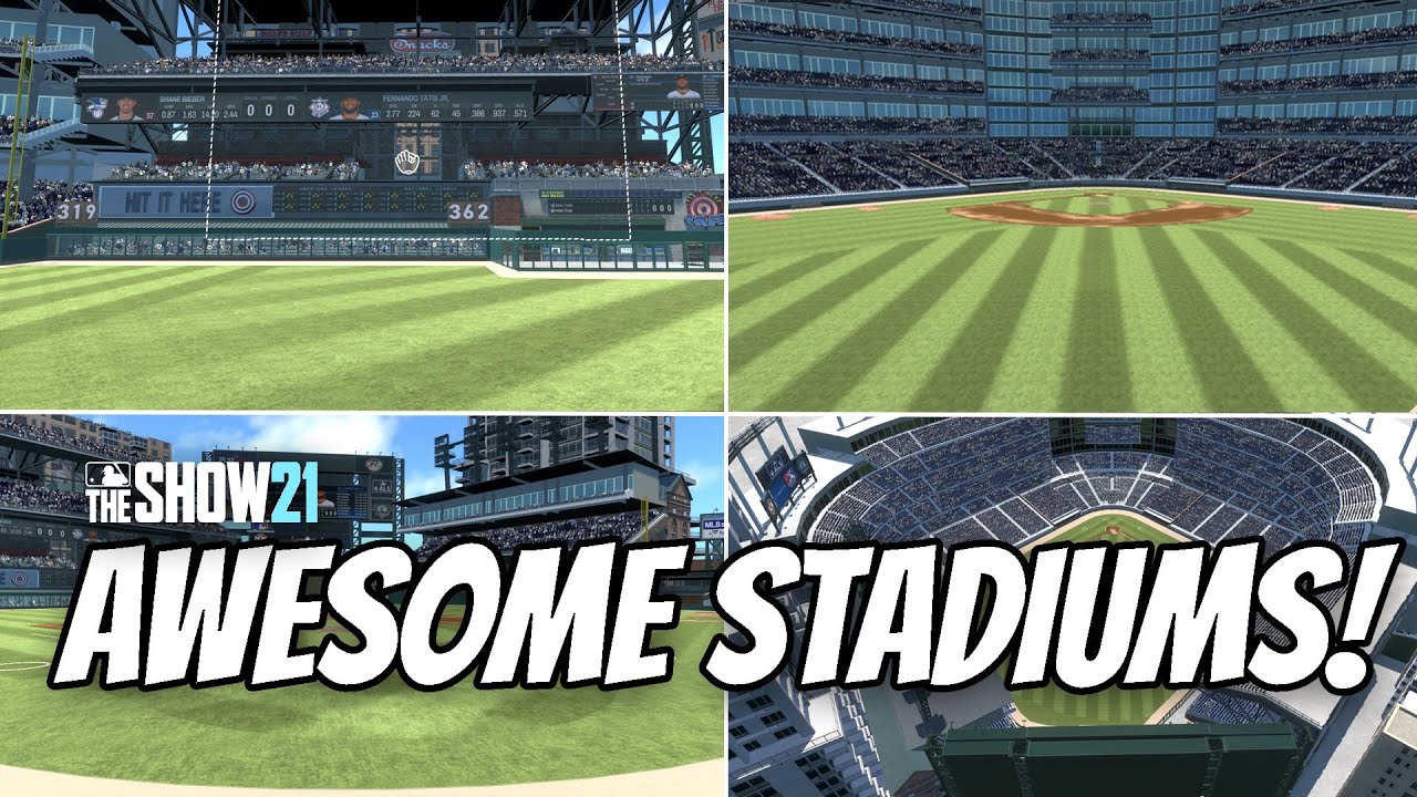 AWESOME Created Stadiums | MLB The Show 21 Stadium Creator