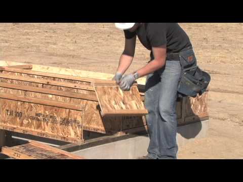 Detail #A1 / A1W - Trus Joist EWP Floor Installation Guide
