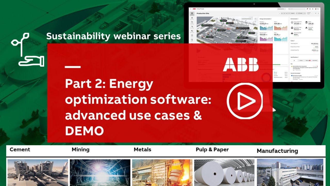 Energy optimization software: advanced use cases & DEMO