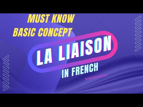 Lesson : 5 La Liaison (basic concept in Hindi) #frenchforbeginners