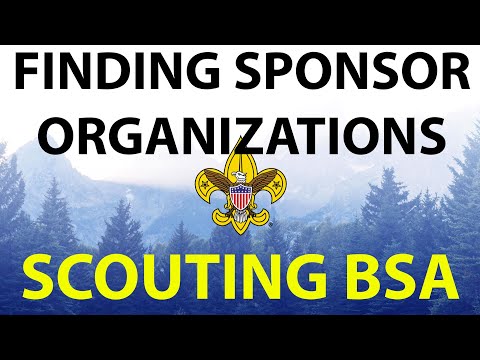 How to find Boy Scout sponsors for Scouting BSA Units - Training Tools