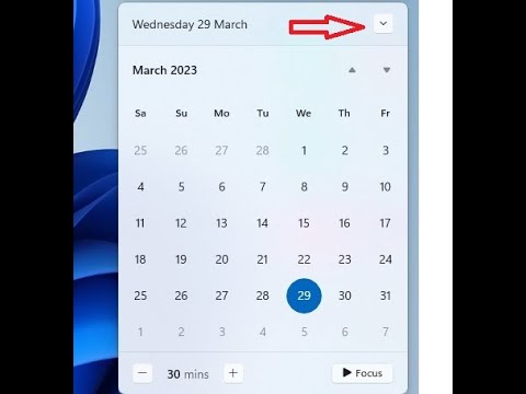 How To Show Or Hide Calendar In Taskbar Windows 11