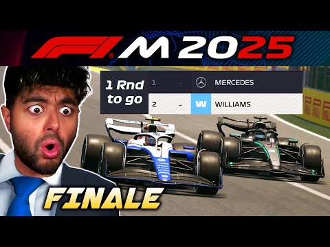 Williams vs Mercedes TITLE DECIDER!... F1 Manager: 2025 DLC Career S3 Finale