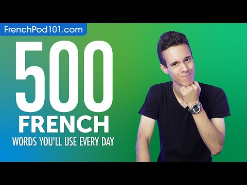 500 French Words You'll Use Every Day - Basic Vocabulary #90