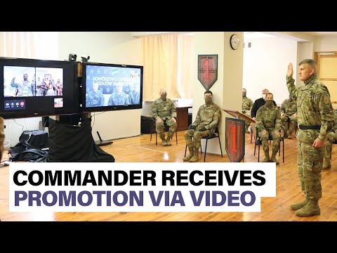 See it: A high-level promotion via video conference