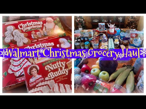 Christmas Grocery Haul / Christmas 2020/ Walmart/ Foodlion/ Southern Farm and Kitchen