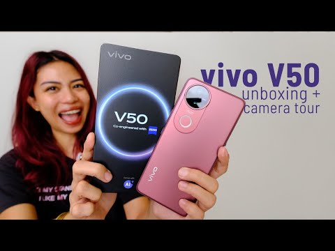 vivo v50 unboxing + CAMERA tour!
