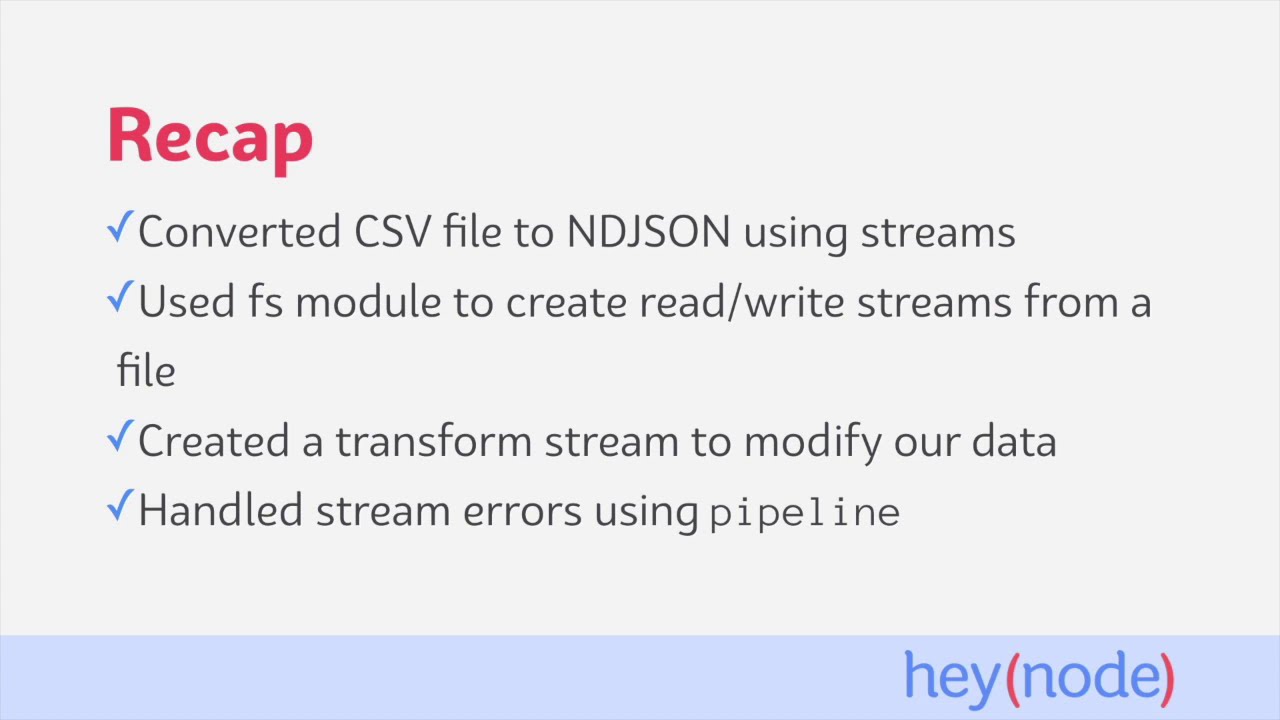 Use Streams to Extract, Transform, and Load CSV Data