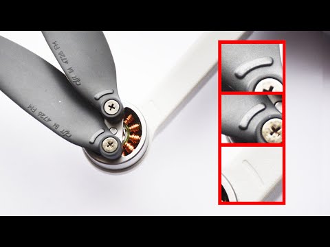 CRASH - how to replace broken props propellers rotor blades correctly DJI Mini 2 mini2 drone
