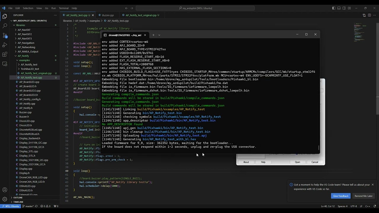 Ardupilot Example Code Does Not Behave As I Expected Copter 45 Ardupilot Discourse
