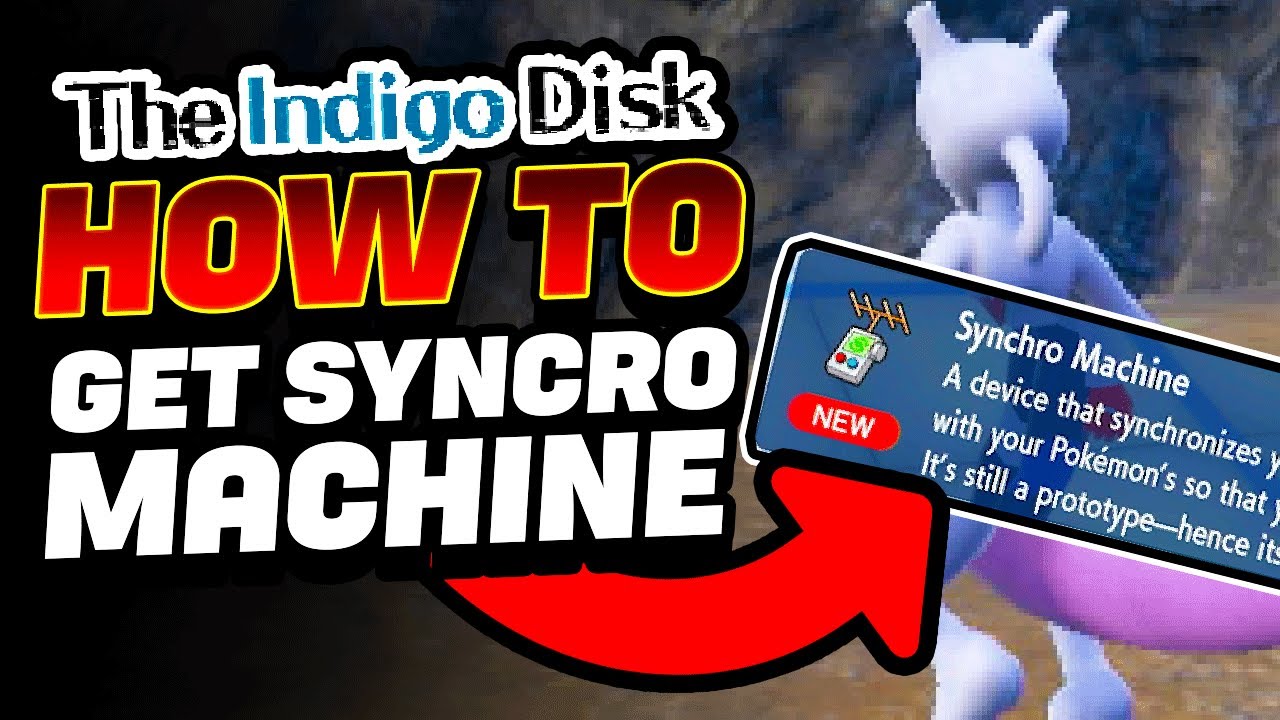 HOW TO GET THE SYNCRO MACHINE in Indigo Disk DLC for Pokemon Scarlet Violet (BECOME THE POKEMON)