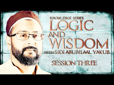Logic and Wisdom | Session 3 | Sidi AbuBilaal Yakub