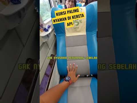KURSI PALING NYAMAN DI KERETA API #shorts