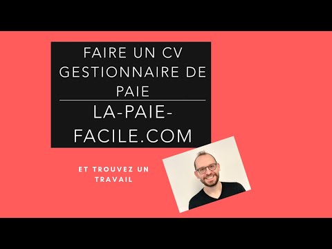 CV gestionnaire de paie