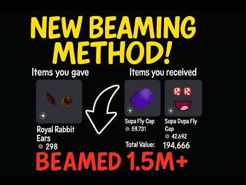 NEWEST ROBLOX BEAMING METHOD🔥🔥(COMMENTS FOR METHOD) BEAMED 1.5M
