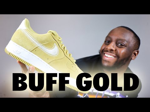 Nike Air Force 1 '07 LV8 Buff Gold Sail On Foot Review QuickSchopes 773 Schopes HJ4465 700
