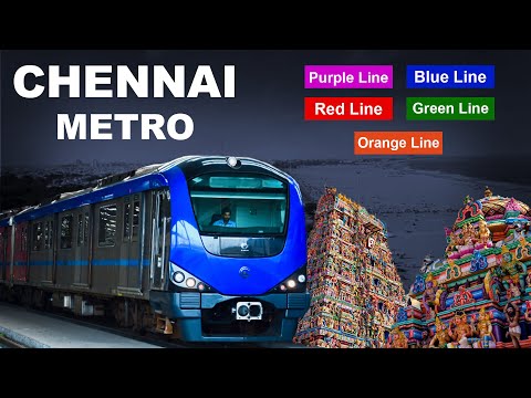 Chennai Metro All Lines with Animated Route Map Explained With Stations List | Infra World