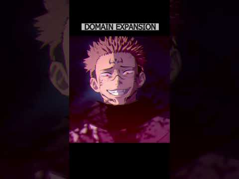 Sukuna's All Moves Domain, Joint Attack, Cursed Energy Techniques #shortsfeed #short #shorts #jjk