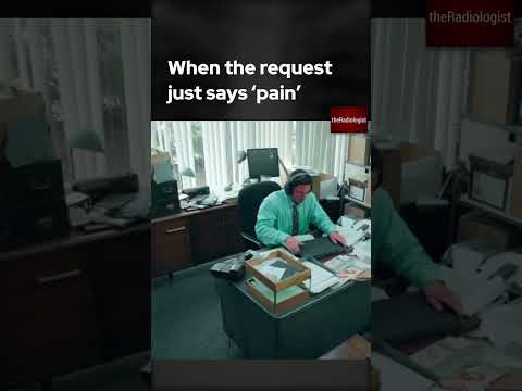 When the scan request just says ‘pain’ #radiology #radiologist #physician #medicine #medical
