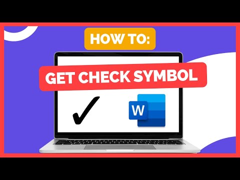โ How To Get Check Mark Or Tick Symbol In Word | MACBOOK & WINDOWS | PC | 2023